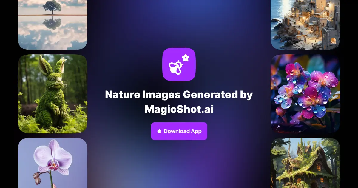 AI Nature Images Generated by MagicShot.ai