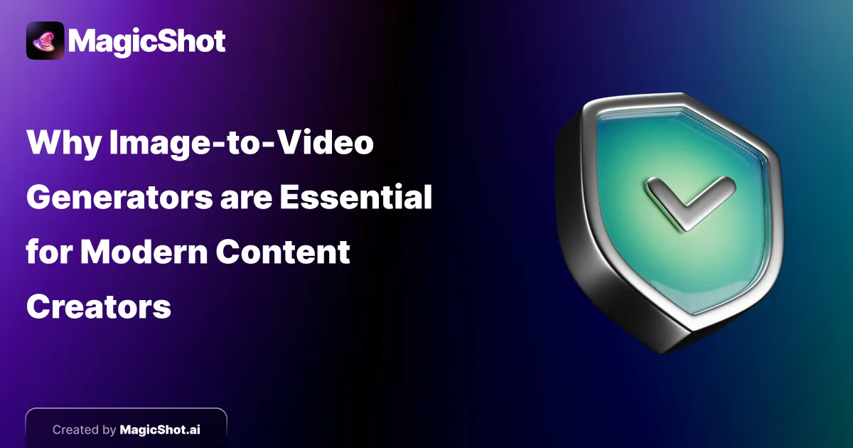 The Essential Role of Image to Video Generator Tools