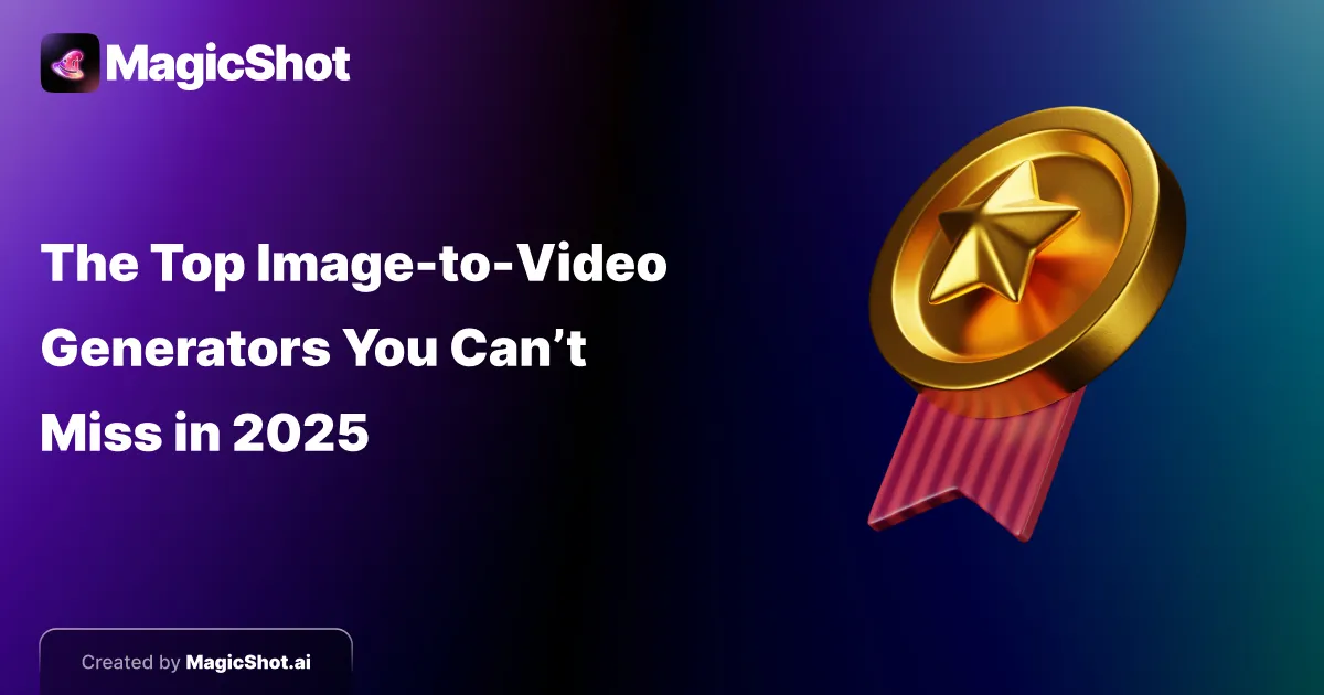 Best Image to Video Generators in 2025 (Easy & Fast)